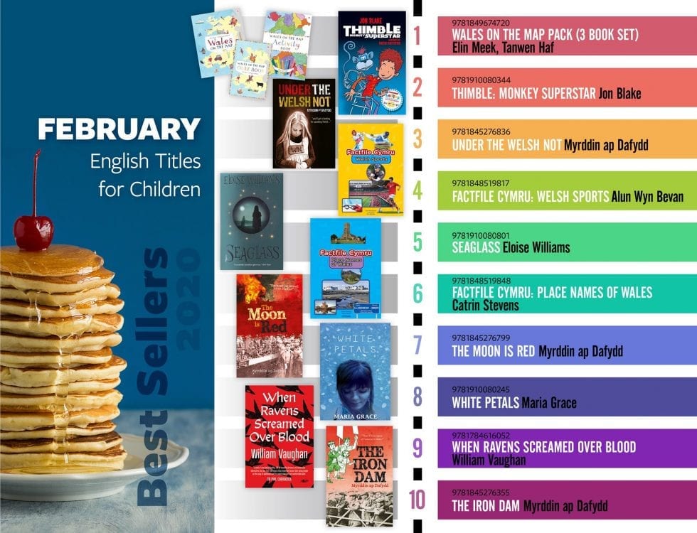 Bestsellers | Cyngor Llyfrau Cymru