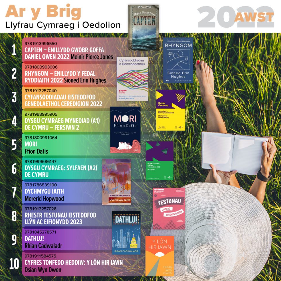 Gwerthwyr Gorau | Cyngor Llyfrau Cymru
